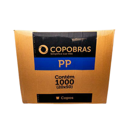 COPO COPOBRAS PP TRANSPARENTE 500ML – CX 20X50UN – Ever Limp
